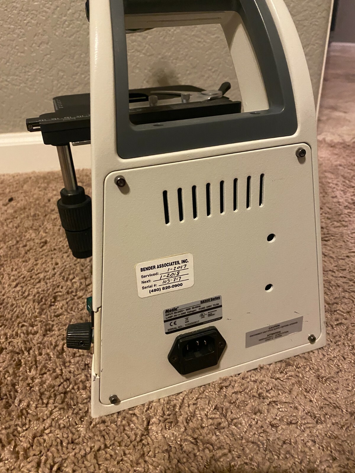 Motic BA300 Binocular Compound Microscope For Parts | eBay