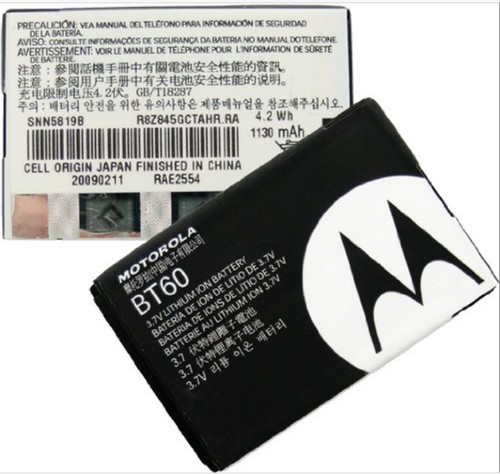 Genuine Original Motorola Battery BT60 | eBay