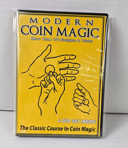 Modern coin Magic The classic course in coin magic 4 DVD set Magic | eBay