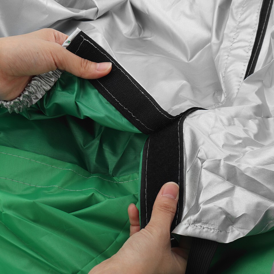 Sliver Car Half Cover Waterproof UV Protection For Jeep Wrangler JK JL ...