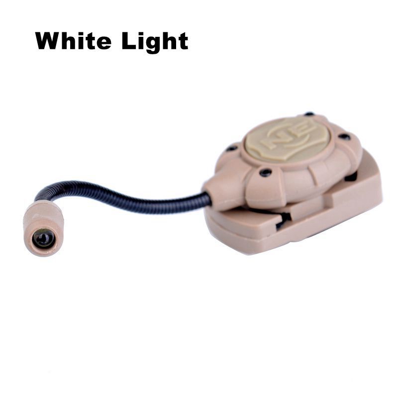 Tec MPLS Helmet Lamp Survival Light Green/White Led For MICH/Fast/Molle ...