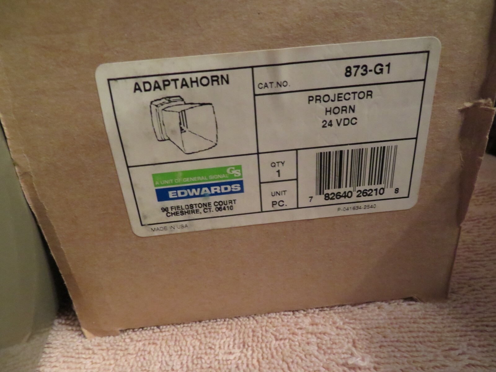 NEW EDWARDS 873-G1 ADAPTAHORN PROJECTOR HORN 24VDC | eBay