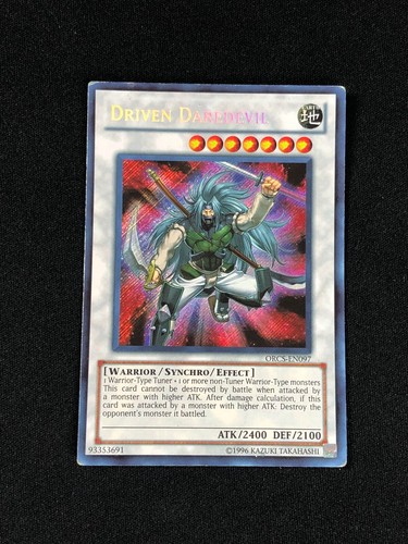 YUGIOH DRIVEN DAREDEVIL ORCS-EN097 SECRET PLAY/EDGEWARE | eBay
