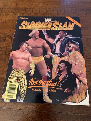 WWF Magazine Program Summer Slam 1989 Hulk Hogan Macho Man Zeus Catalog ...