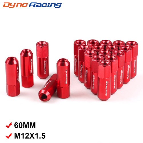 20pcs M12X1.5 60mm Extended Forged Aluminum Tuner Racing Wheel Lug Nut ...