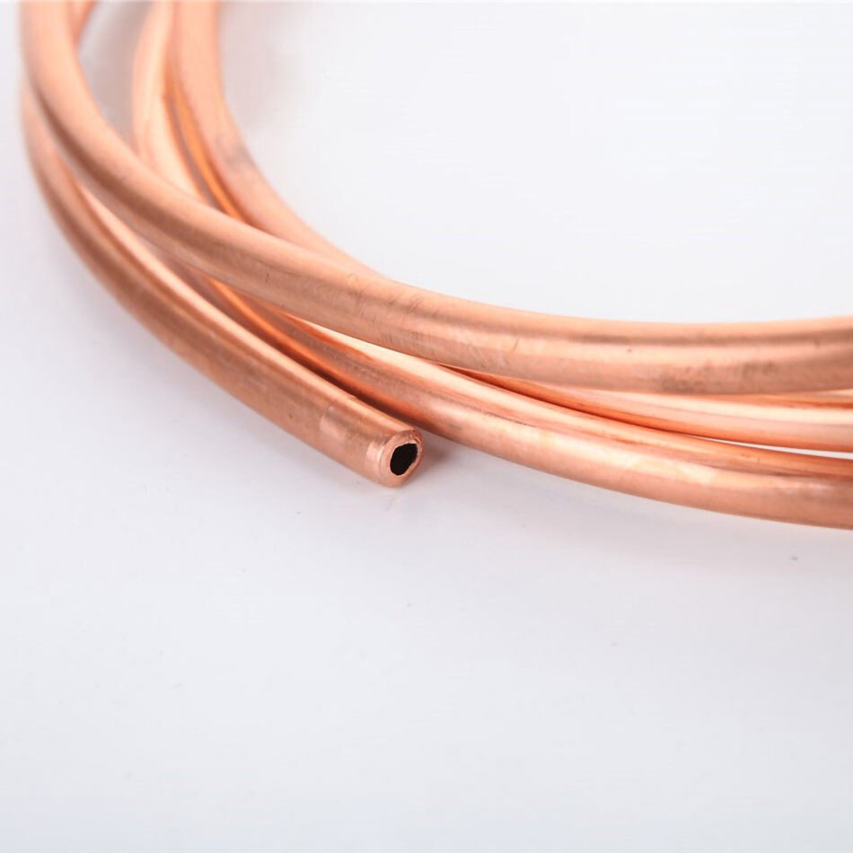 T2 99.9% Copper Tube Pipe Coil Soft Coil 2/3/5/6/8/9.52/10/12mm Outer ...