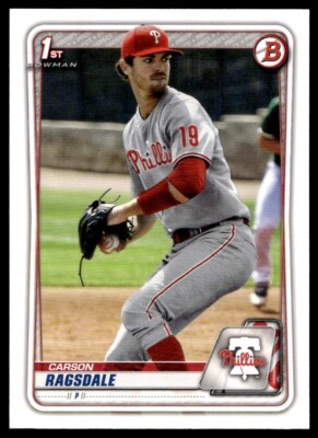 2020 Bowman Draft Carson Ragsdale G65 Philadelphia Phillies #BD-145 | eBay