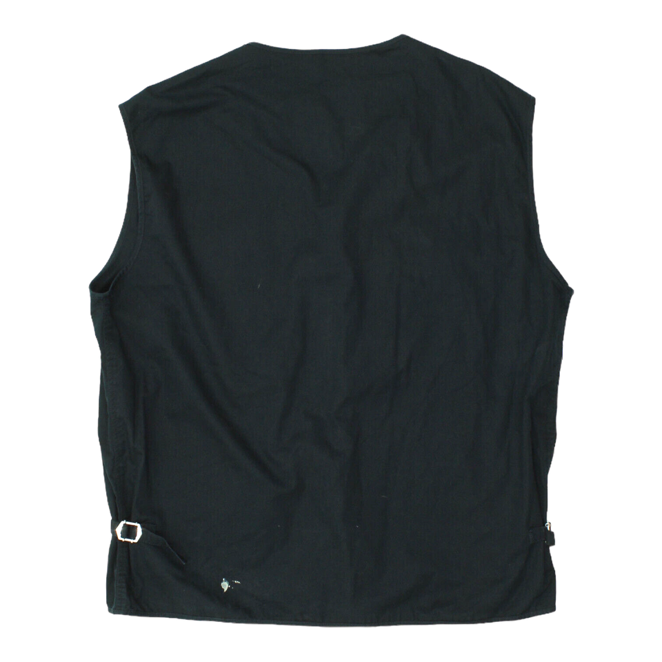 Navigare Mens Navy Full Zip Sailing Gilet | Vintage Designer Sleeveless ...