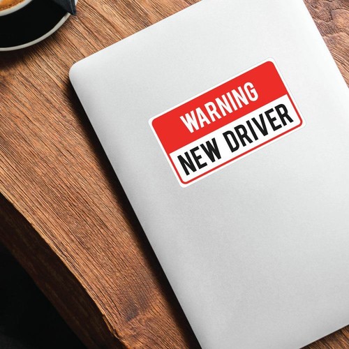 Warning Beginner Driver Sticker Decal Warning Funny Joke Tools Car ...
