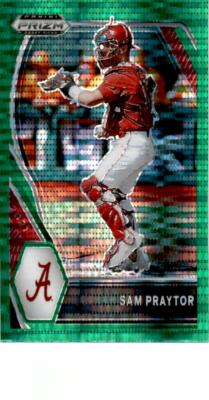 2021 Panini Prizm Draft Picks Green Pulsar Prizm #PDP179 Sam Praytor | eBay