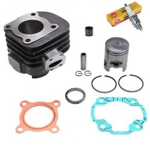 Piston cylinder engine gaskets cage candle pr scooter aeon cobra 50 2t ...