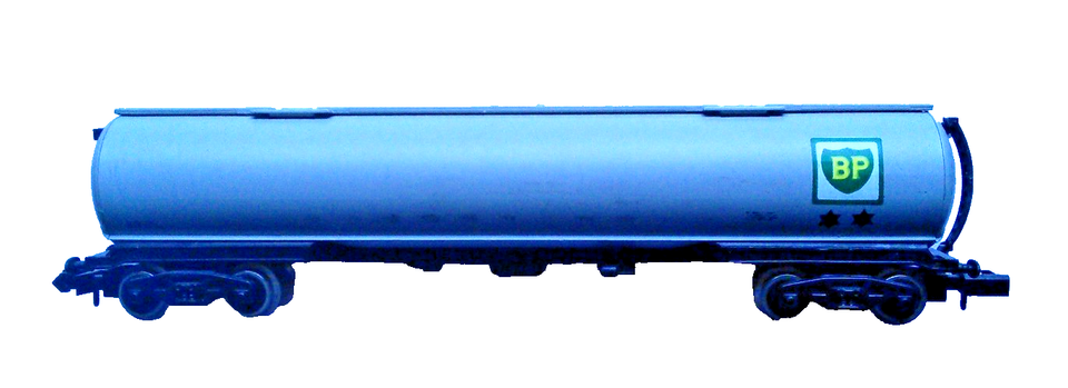 Graham Farish 3701 N Gauge ,100 Ton Bogie Tank Wagon SHELL /BP in VG ...