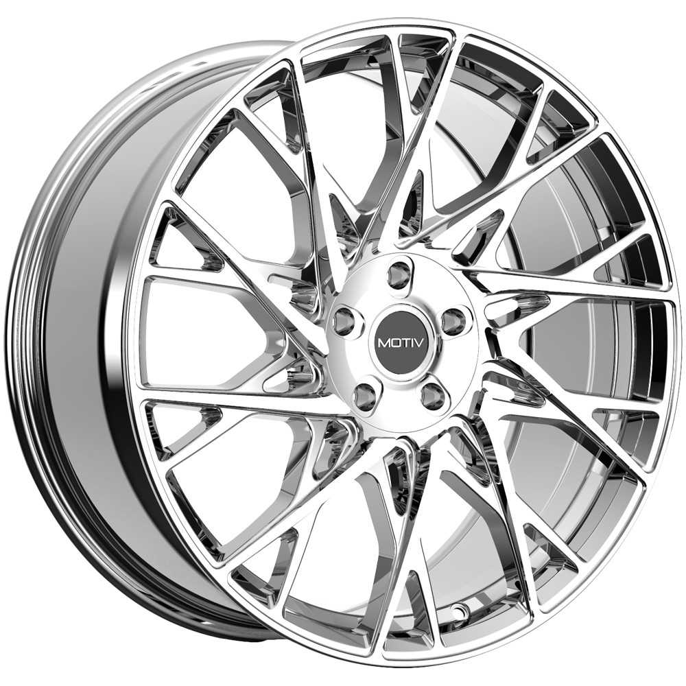 (Set of 4) Motiv 430C Maestro 18x8 5x108/5x4.5" +40mm Chrome Wheels ...