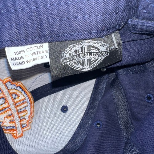 Vintage Warner Bros Studio Tour WB Classic Shield adult navy blue Hat ...