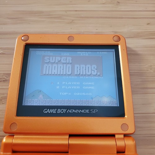 GAME BOY Advance SP Achamo Torchic Orange Pokemon w/Box AC adapter ...