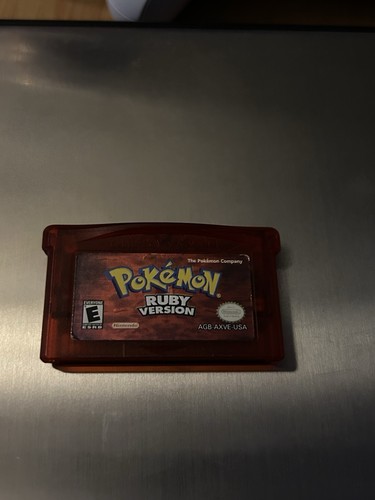Pokémon Ruby Version Nintendo Game Boy Advance 2003 Authentic Cartridge ...