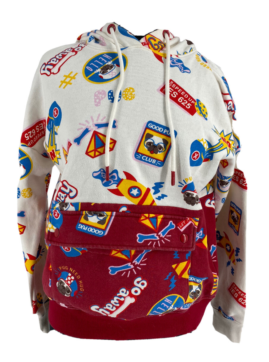 Pug Dog Lovers sweatshirt ES brand Good Pug Club Size EU 42 CN175 92A ...