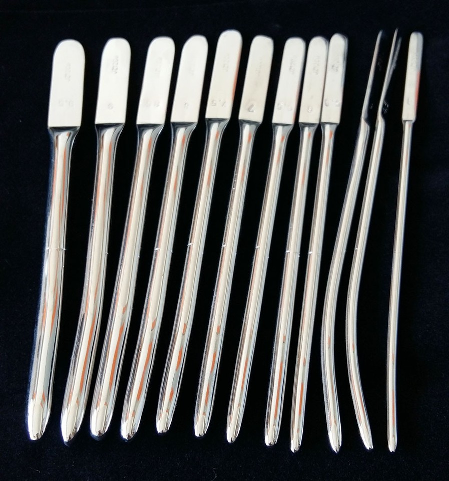 Stainless Steel Uterine or Urethral Dilator Sounds Diagnostic Piece Dia ...