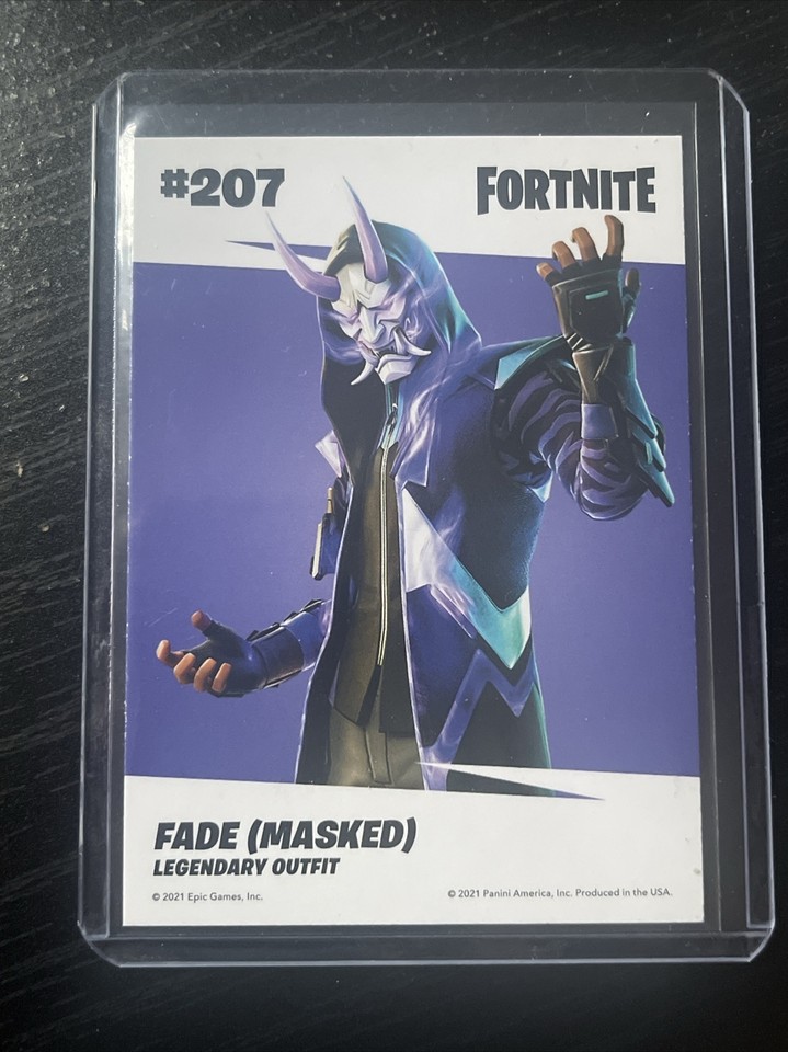 2021 Panini Fortnite Series 3 FADE (MASKED) Legendary Outfit Holo Foil ...