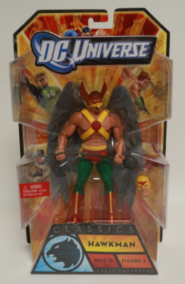 HAWKMAN Mattel DC Universe Classics Wave 19 VHTF BAF STRIPE 2011 Action ...