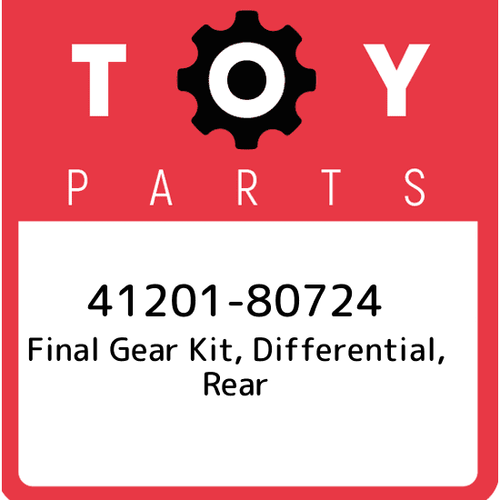 41201-80724 Toyota Final gear kit, differential, rear 4120180724, New ...