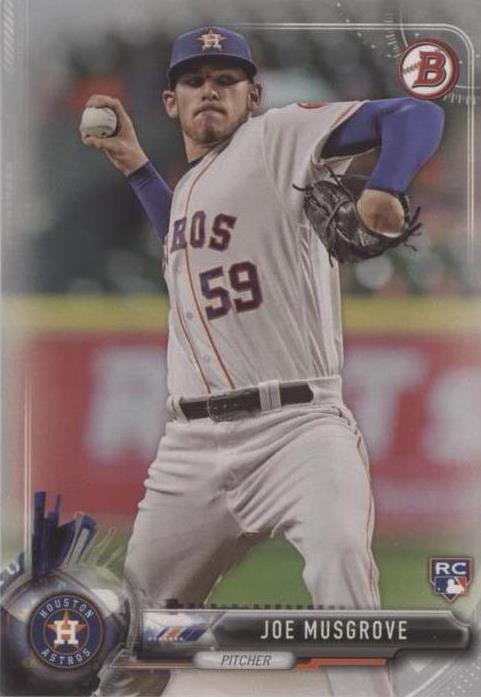 2017 Bowman - Joe Musgrove #92 Silver /499 (RC) for sale online | eBay