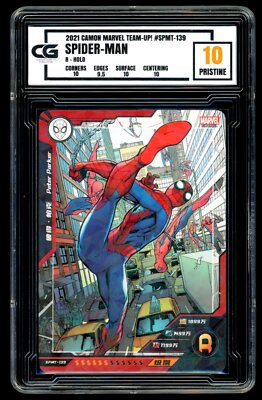 2022 Marvel Camon Spider-Man 139 R RARE HOLO ICE ~ Spider-Man ~ CG 10 ...