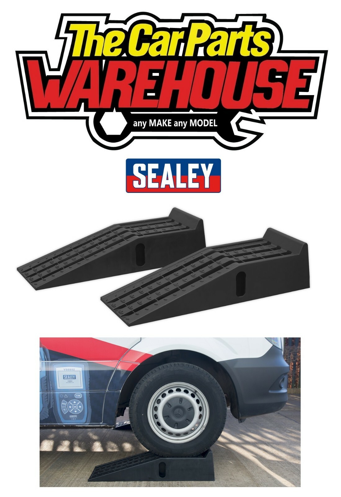 Car Ramps Pair CAR3000C 1.5 tonne Capacity per Ramp 3 ton Capacity pair ...