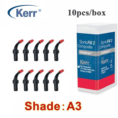 Kerr SonicFill 2 Dental bulk fill Composite Material Unidose Refill A3 ...