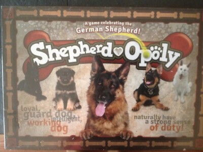 Board Game Late for the Sky German Shepherd-opoly 2 To 6 Players Ages 8 ...