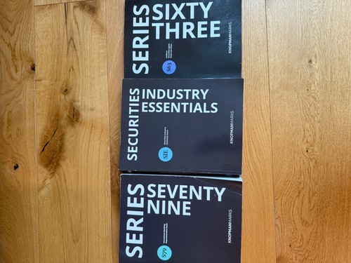 Knopman Marks SIE Series 79 Series 63 Test Preparation Manuals | eBay