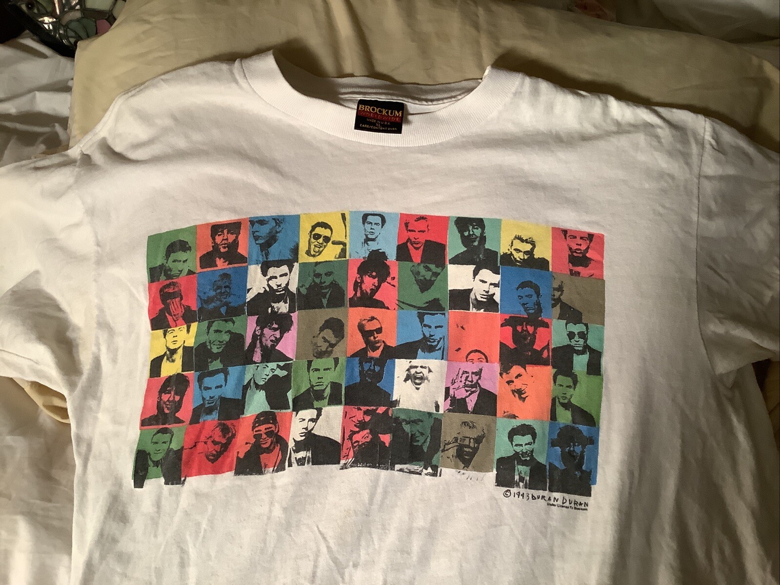 [RARE] VTG DURAN DURAN 1993 TSHIRT BROCKUM TAG XL GREAT GRAPHICS SCARCE ...