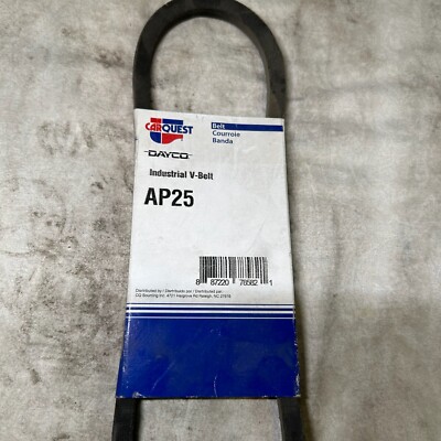 Car Quest Dayco AP25 Industrial V-Belt | eBay