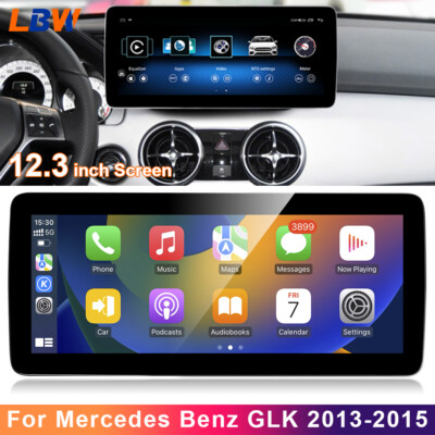 For Mercedes Benz GLK 2013-2015 12.3'' Android Car GPS Dash Screen ...