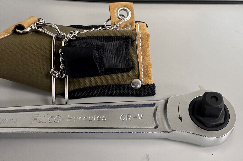 12",CHROME FINISH PROFERRED MINING ADJUSTABLE WRENCH W/ HAMMER | eBay