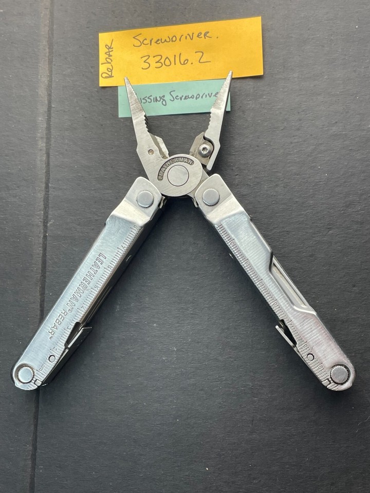 Leatherman Rebar Multi Tool Plier Stainless- Parts or Repair | eBay