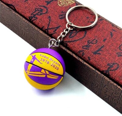 Mini Basketball Keychain Key Ring Pendant Charm (Kobe Bryant) RIP | eBay