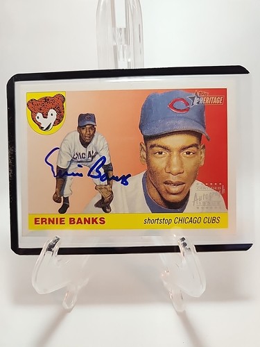 2004 Topps Heritage Real One Autographs #RO-EB Ernie Banks | eBay