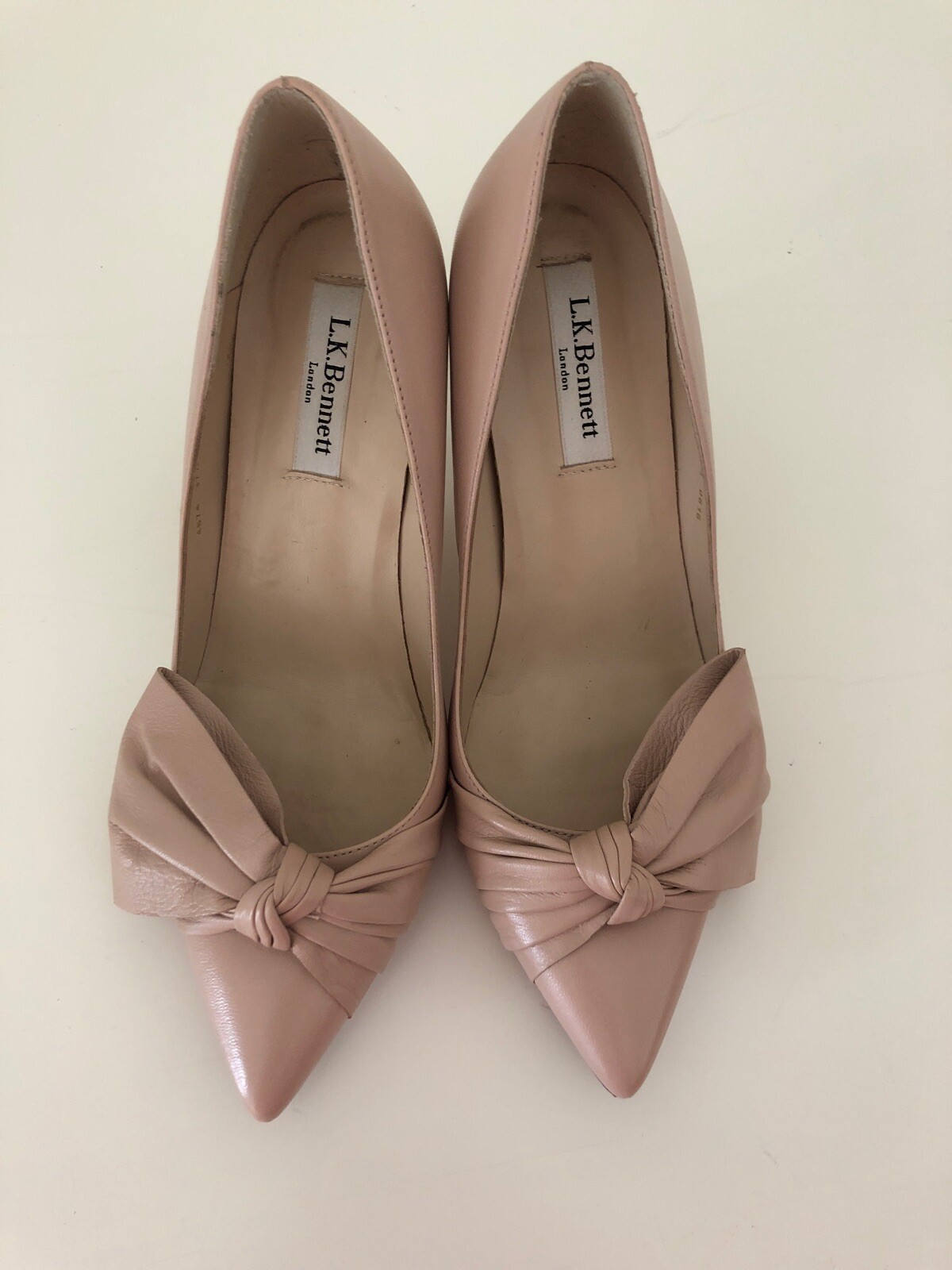 Lk Bennett Light Pink High Heels 37.5 - Gem
