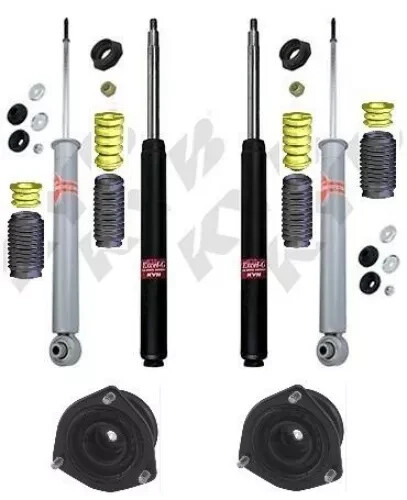 KYB 4 SHOCKS Top Struts Mounts & Dust Boots KIT for Z31 NISSAN 300ZX 84 ...