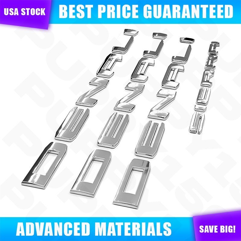 Set of 4 Raised Accessories For Sierra 1500 2500HD 3500hHD DENALI ...