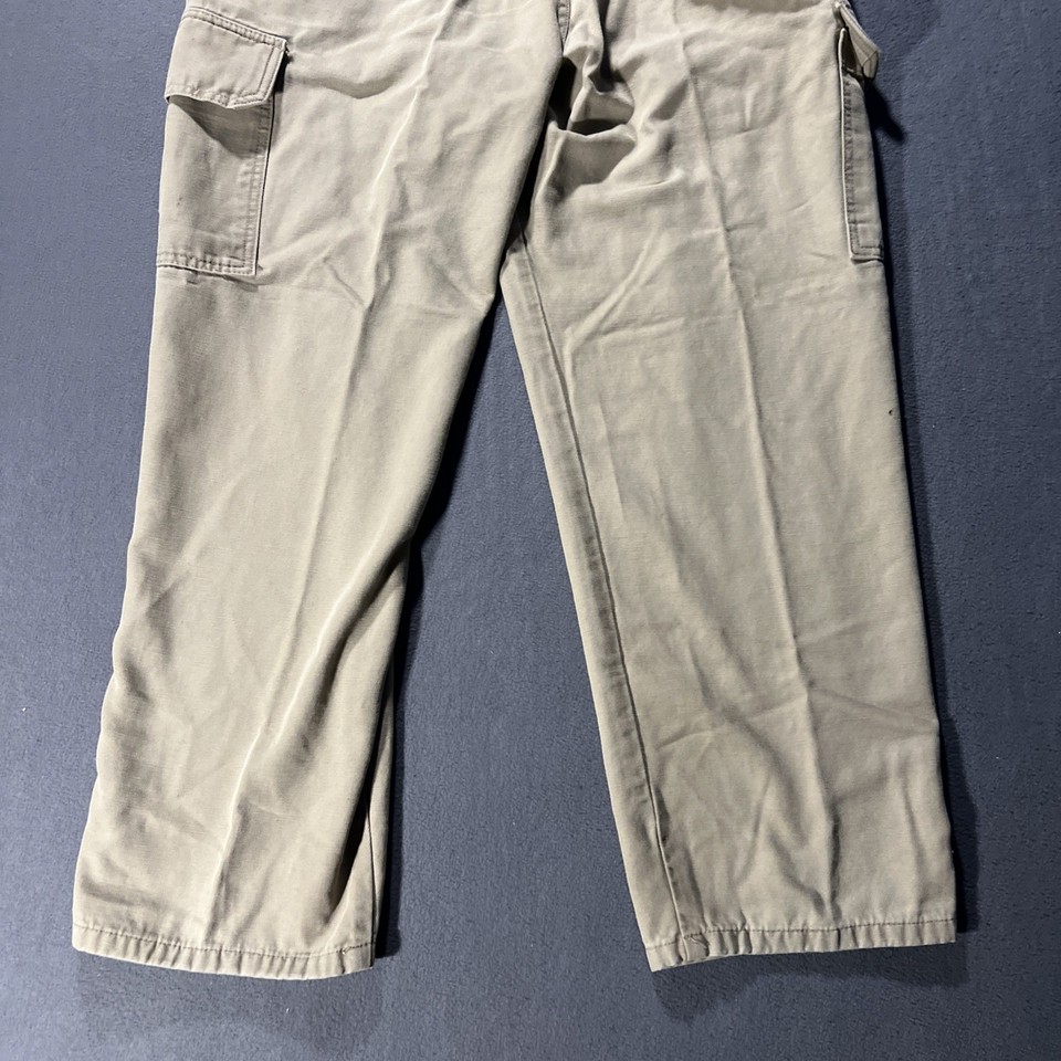 Tyndale FR Cargo Pants Mens 33x28 Khaki CAT 2 12 Cal NFPA 2112 Made in ...