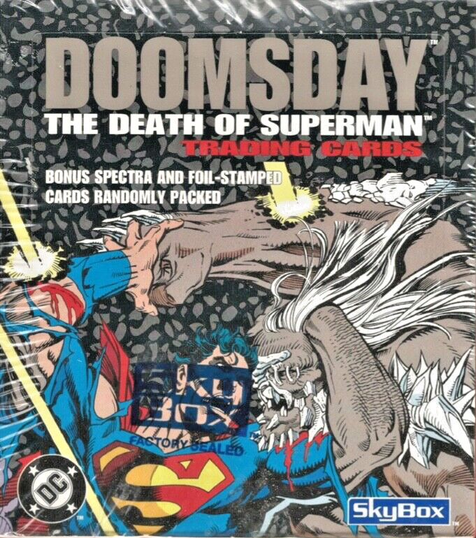 Vintage Skybox DOOMSDAY: DEATH of and RETURN of SUPERMAN Factory Sealed ...