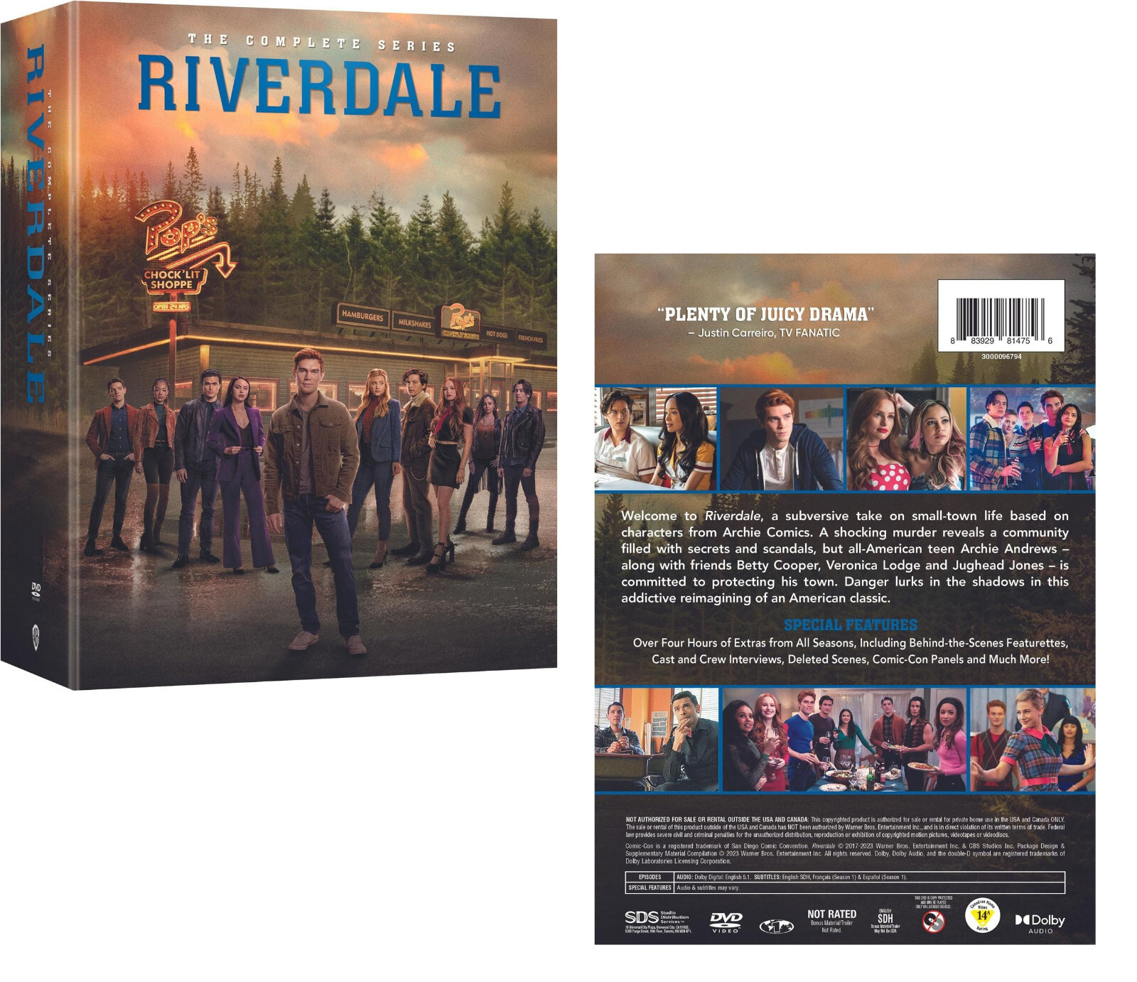 RIVERDALE 1-7 (2017-2023): COMPLETE Archie TV Season Series - NEW US ...