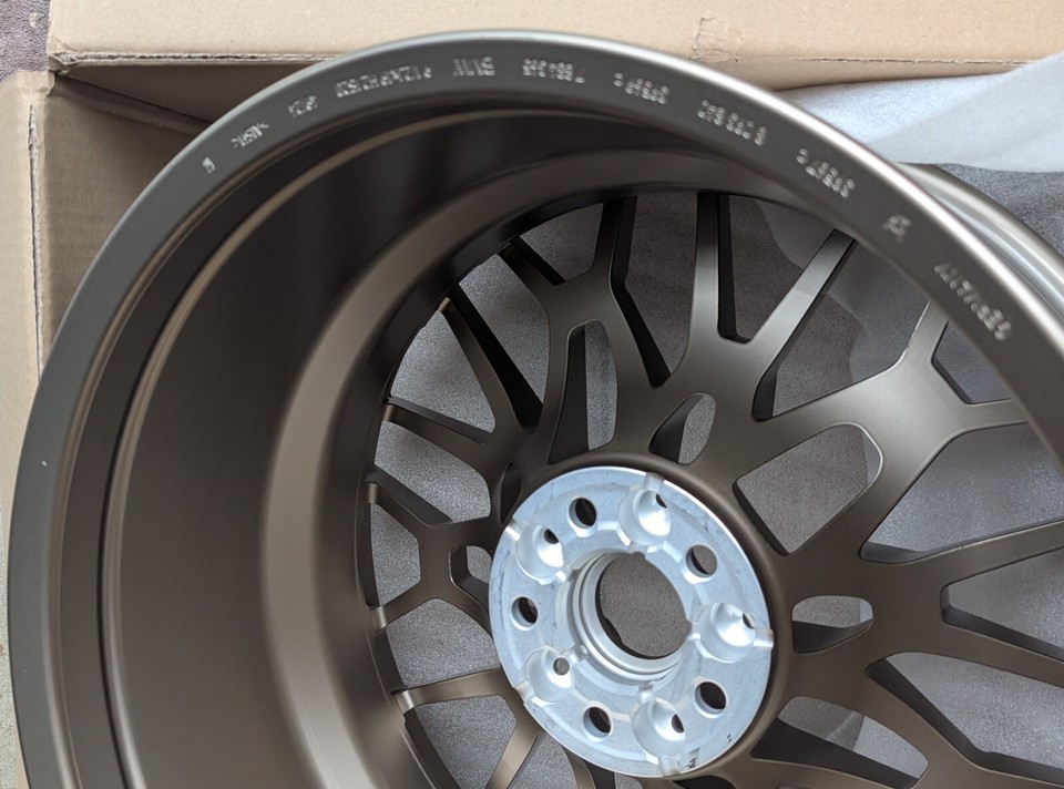 BMW OEM G80 M3 G82 G83 M4 G87 M2 827M 19" + 20" Staggered Wheels Bronze ...