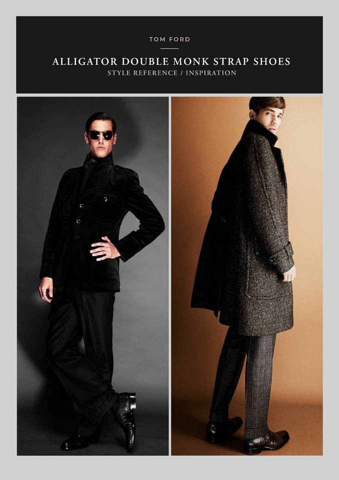 The A-List Celebrity RARE $16,000 TOM FORD Alligator Double Monk Strap ...