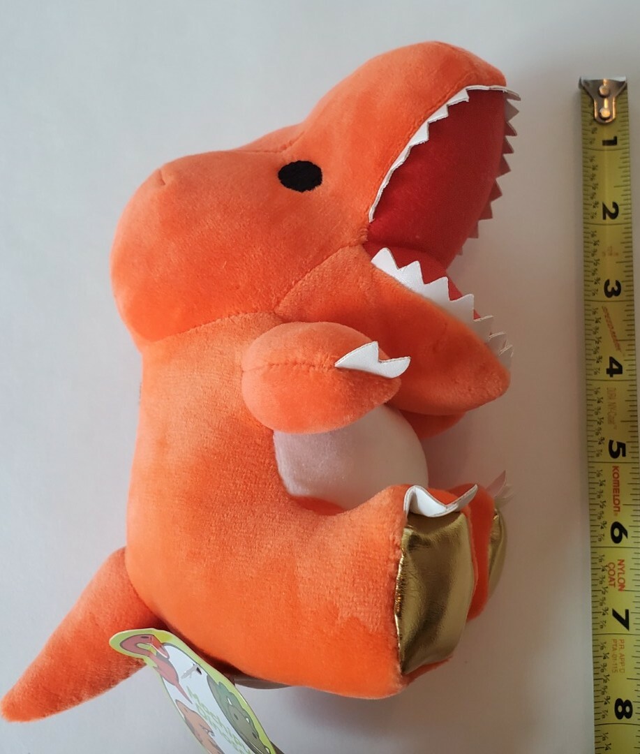 Mochipuni T Rex Dinosaur CUTE Orange Plush 6" NWT | eBay
