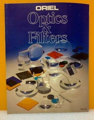 Oriel Corporation 1984 Vol III Optics & Filters Catalog. | eBay