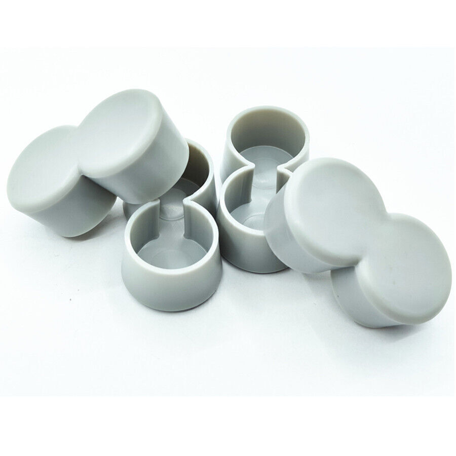 4pcs Double 1" Chair Table Leg Caps Cover For 50s Diner Kitchen Table ...