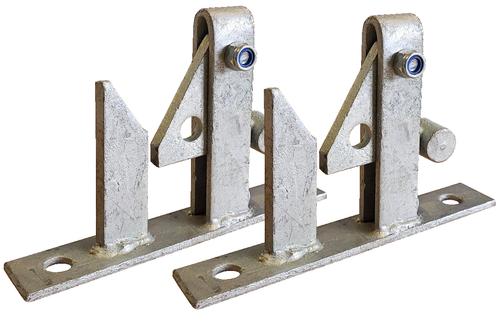 2 x Heavy Duty Galvanised Field Gate Self Locking latch farm livestock ...